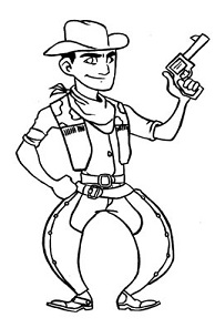 Bowlegged Cowboy